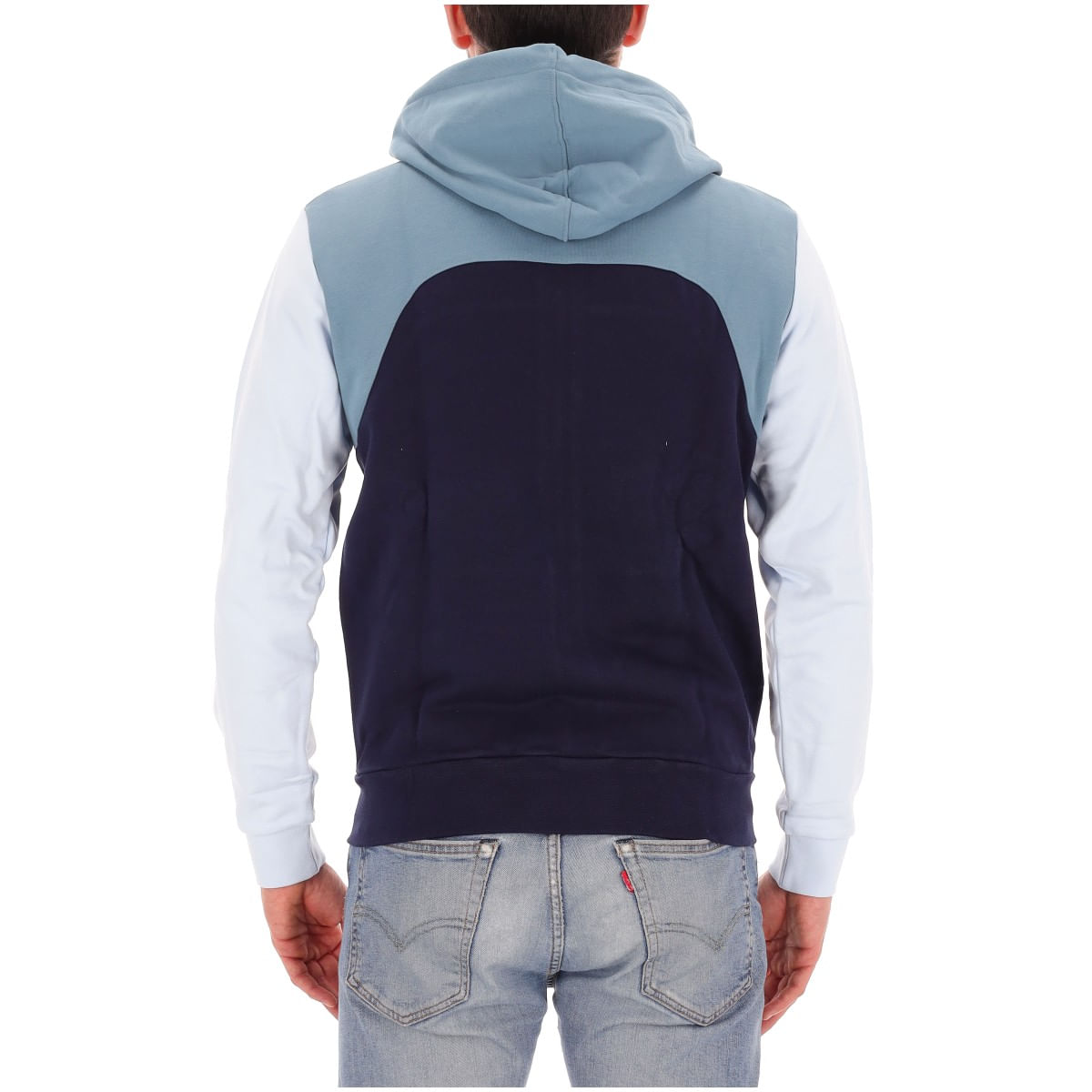 Lacoste - Felpa colorblock con coccodrillo su Arteni.it