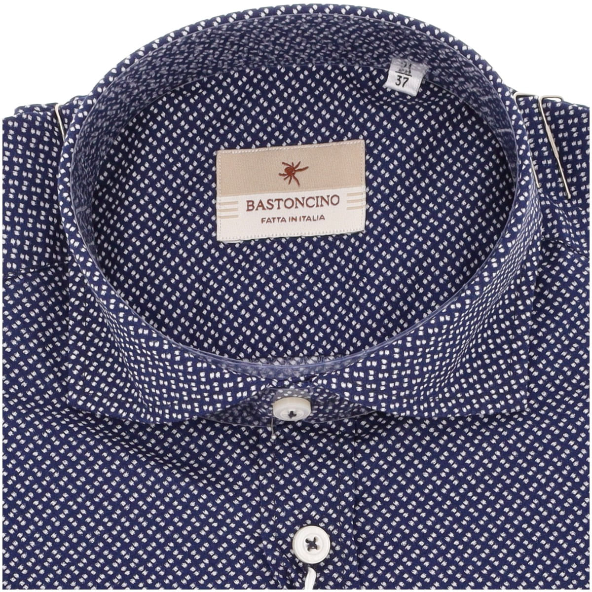 Bastoncino - Navy Shirt with Simo Print M/L on Arteni.it