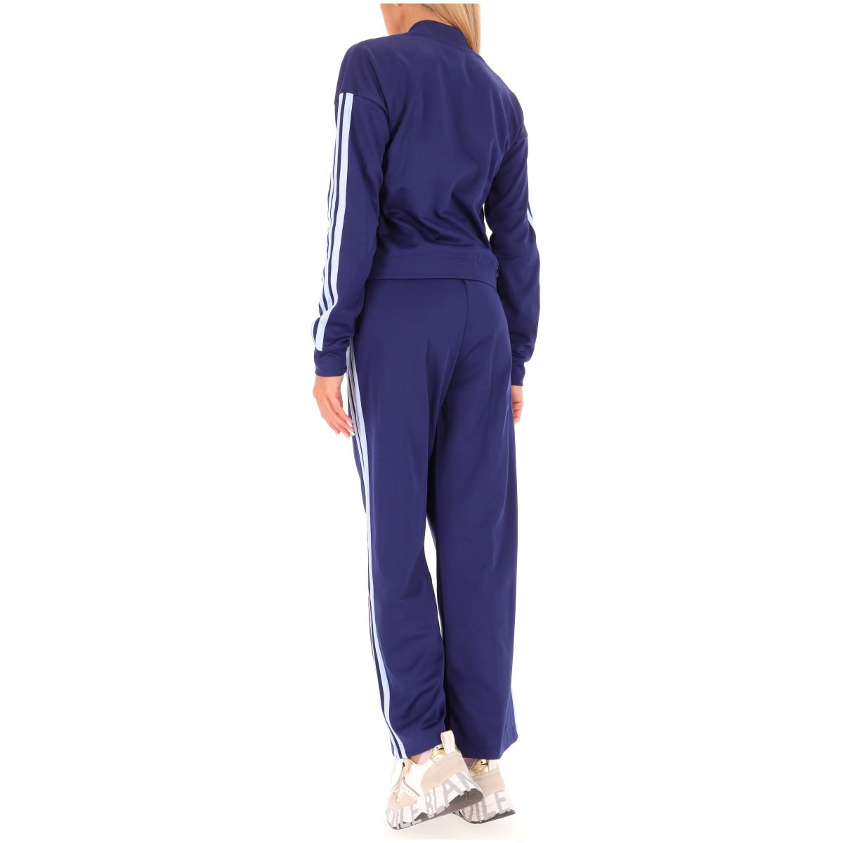 Adidas - Tuta completa blu con logo azzurro su Arteni.it