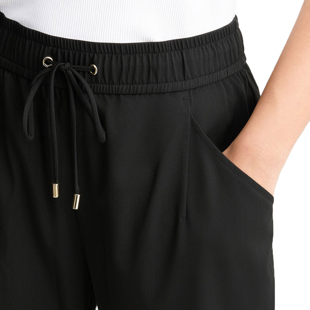 Liu-Jo - Pantalone cropped in bambù stretch su Arteni.it