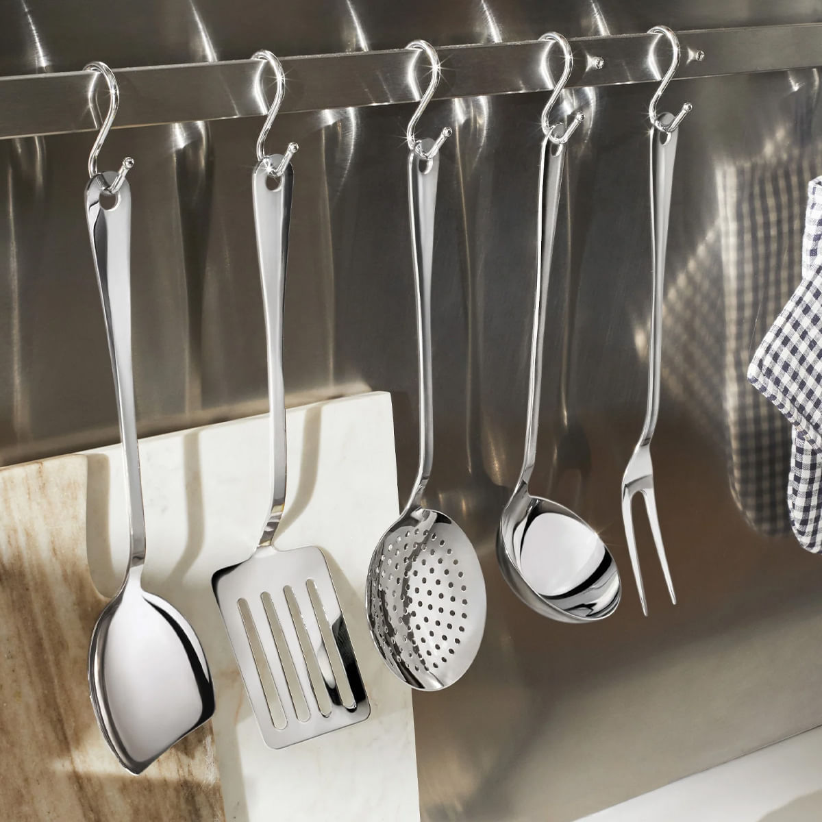 Alessi - Stainless Steel Ladles Service on Arteni.it