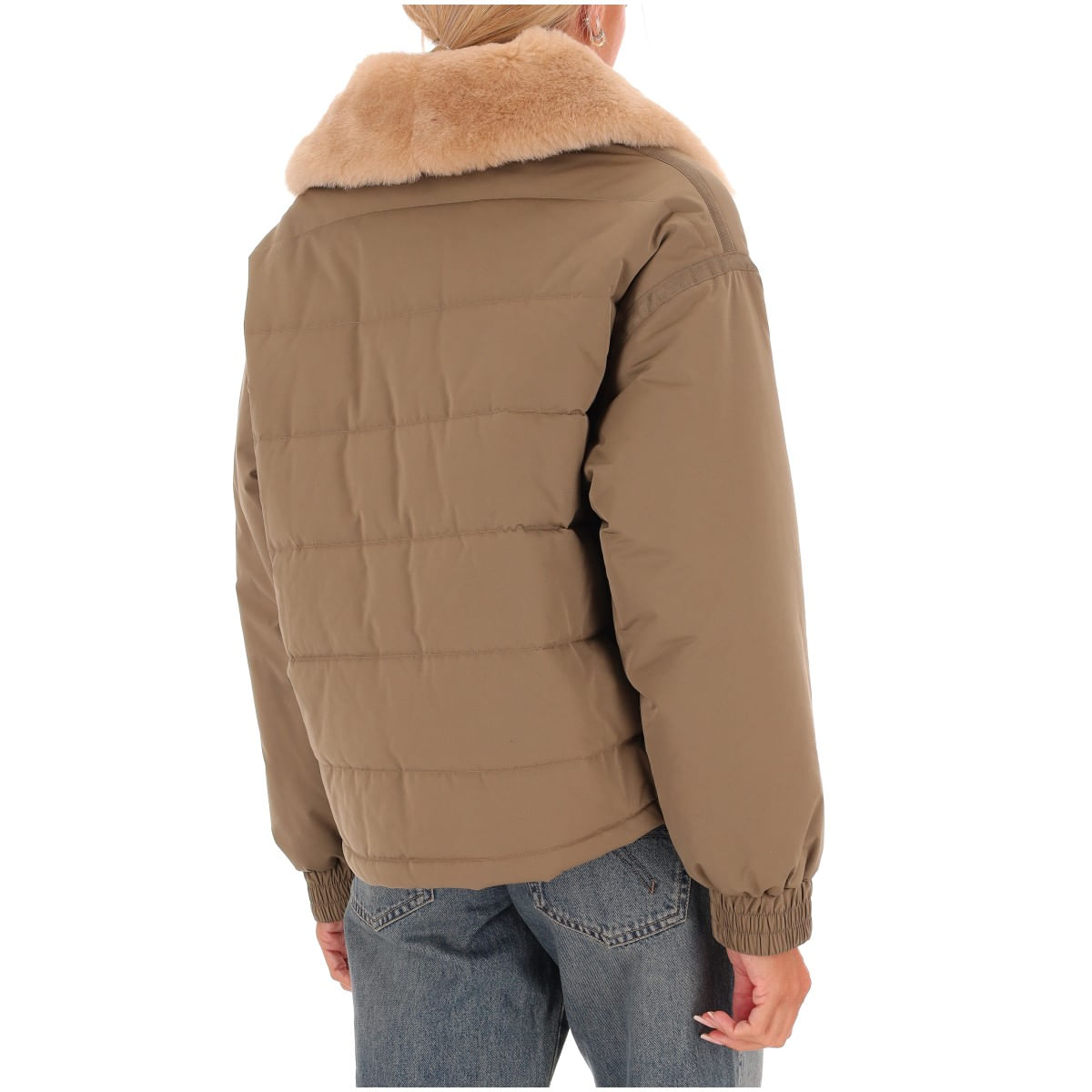 Marella - Senior Down Jacket with Faux Fur on Arteni.it