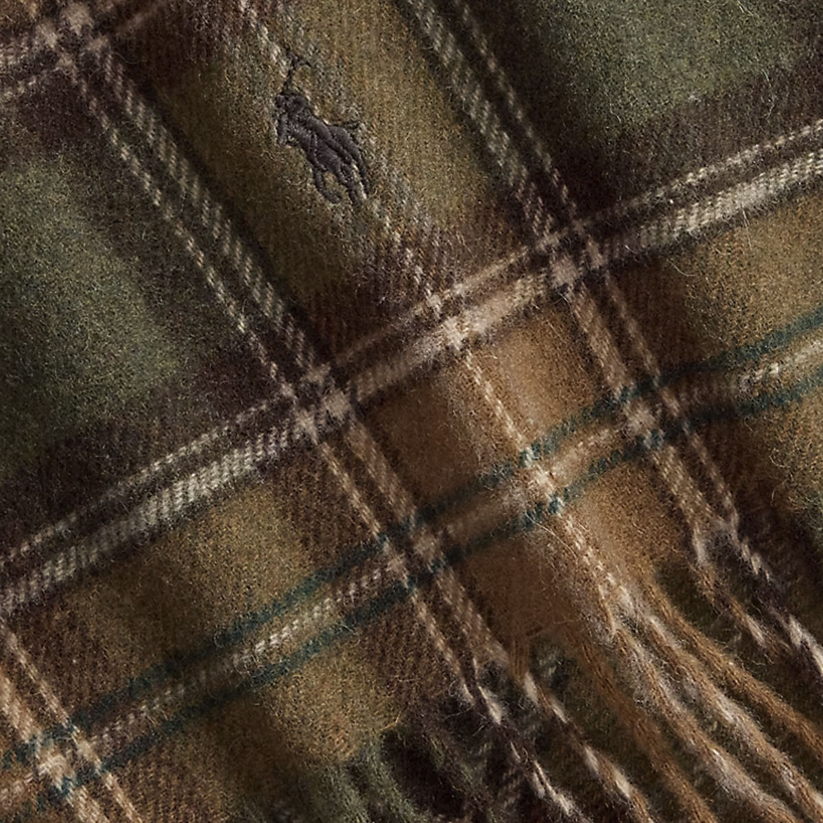 POLO RALPH LAUREN - Scottish wool scarf on arteni