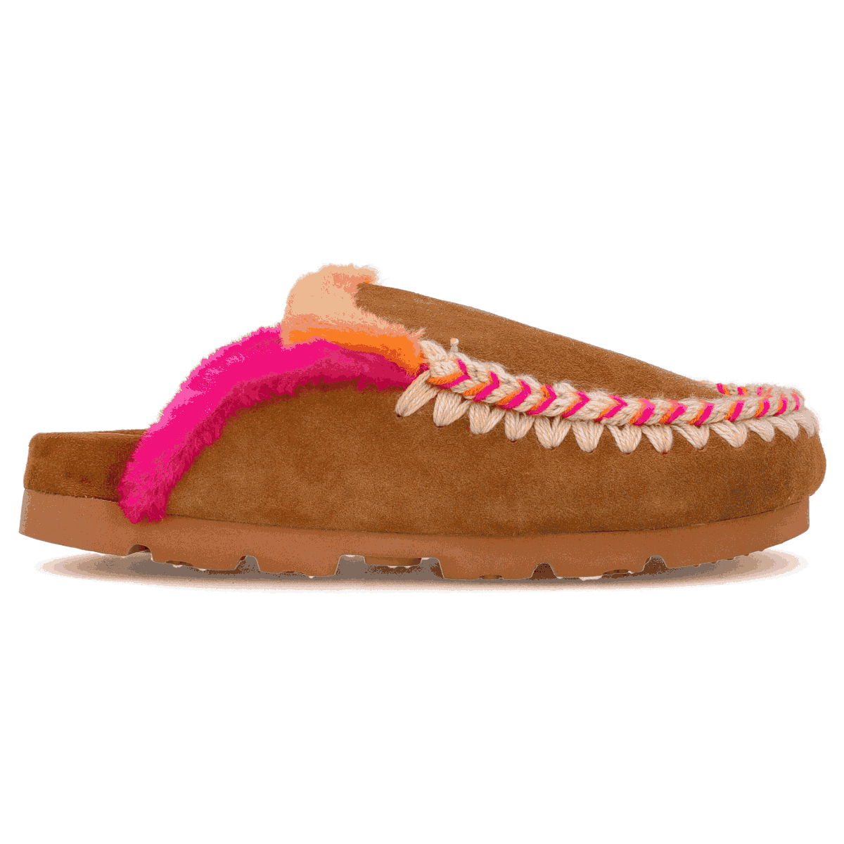 Mou - Winter Bio Overstitching Slipper on Arteni Shop
