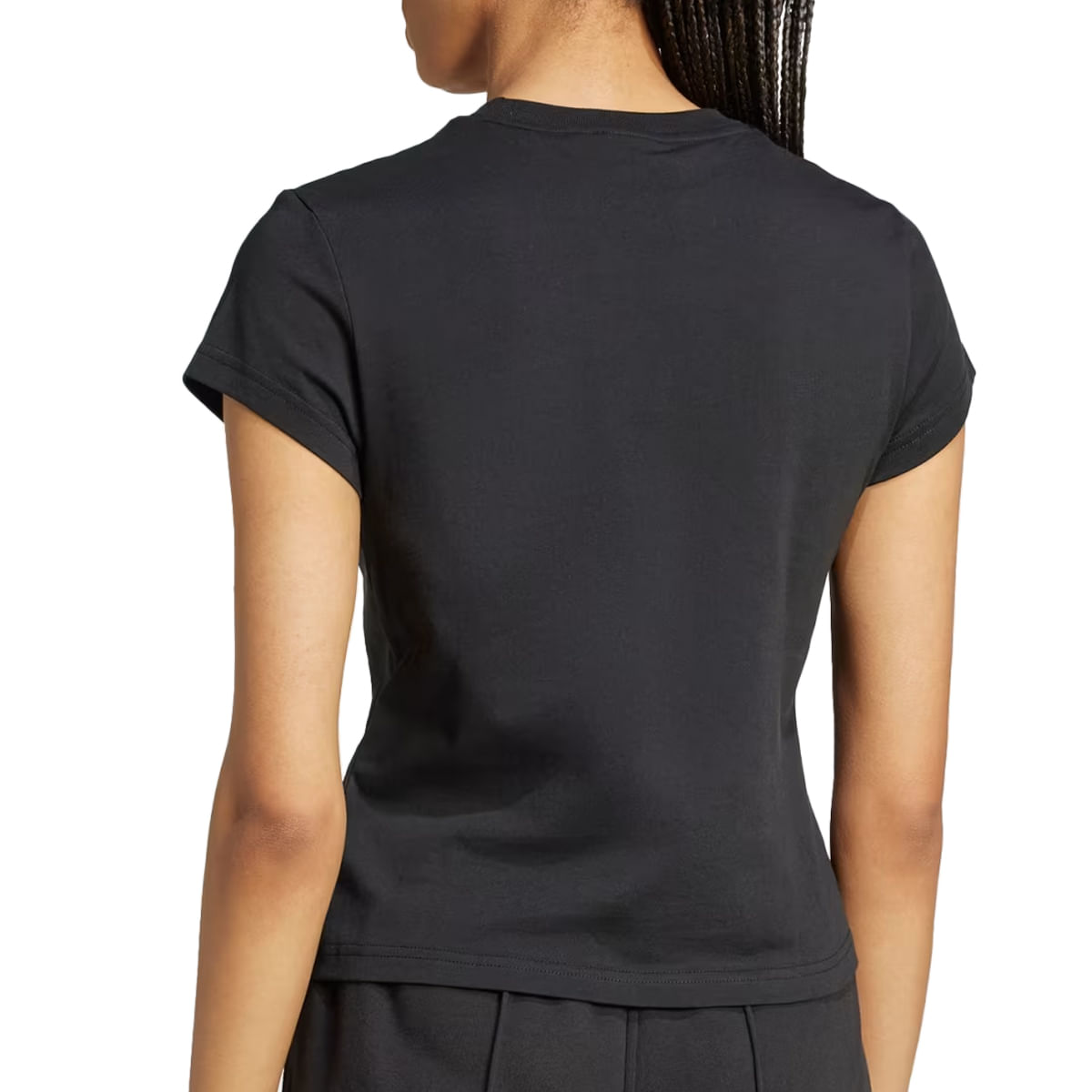 Adidas - Essentials Slim black cotton t-shirt on Arteni.it