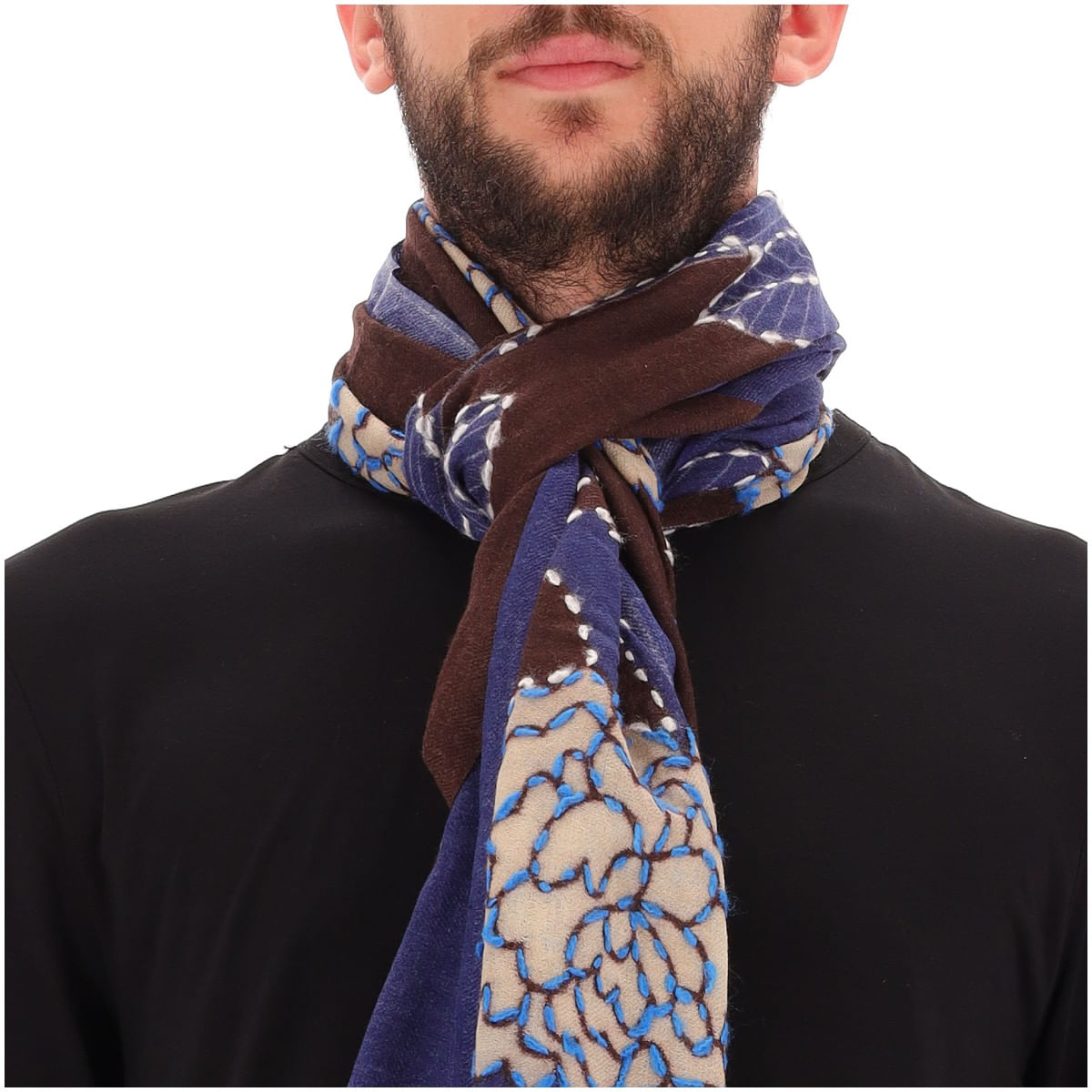 Altea - All over scarf with floral pattern on Arteni.it