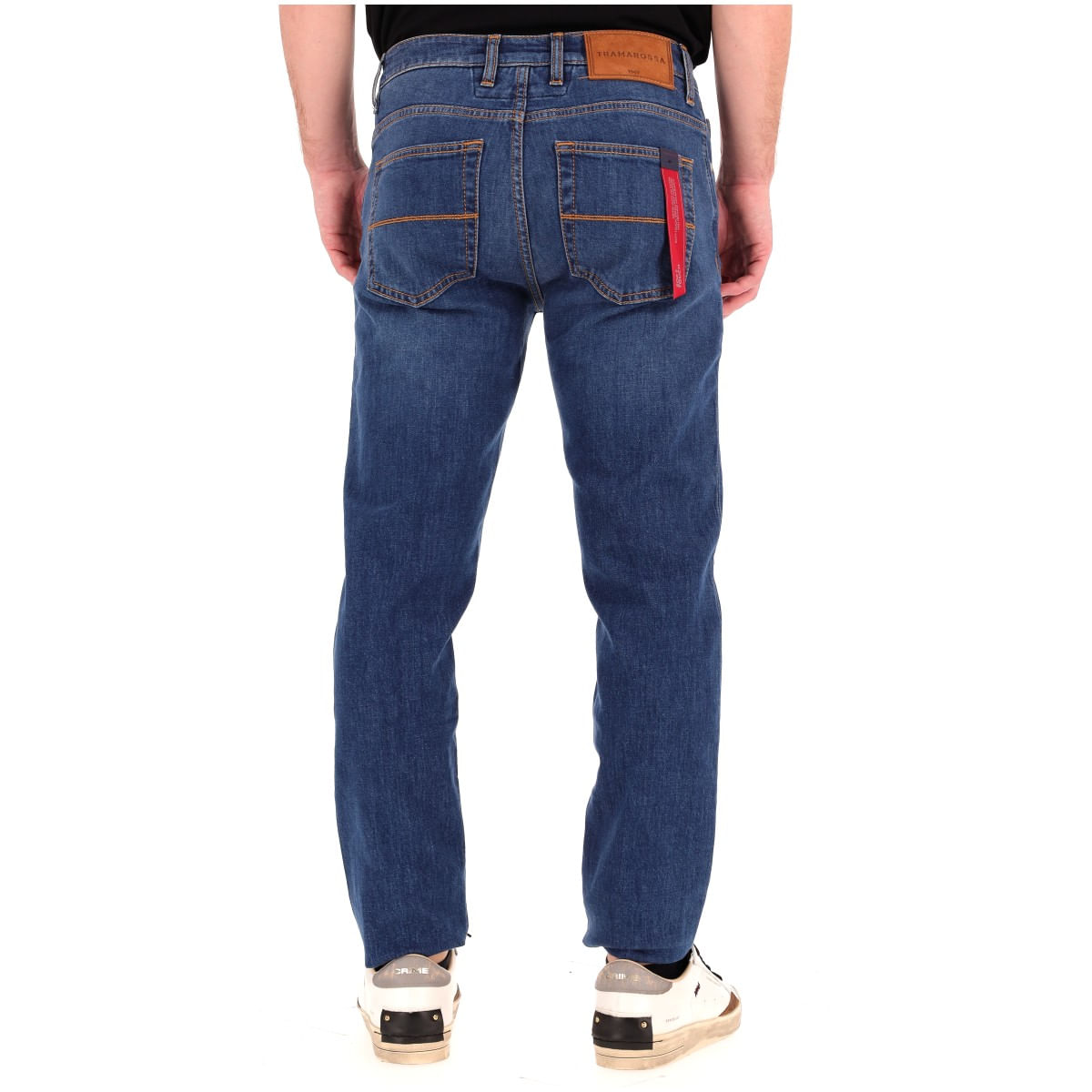 Tramarossa - Carrot fit dark blue Brando jeans on Arteni.it