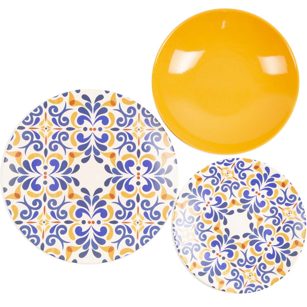 Roses and Tulips - Set of 18 Lisbon plates on Arteni.it